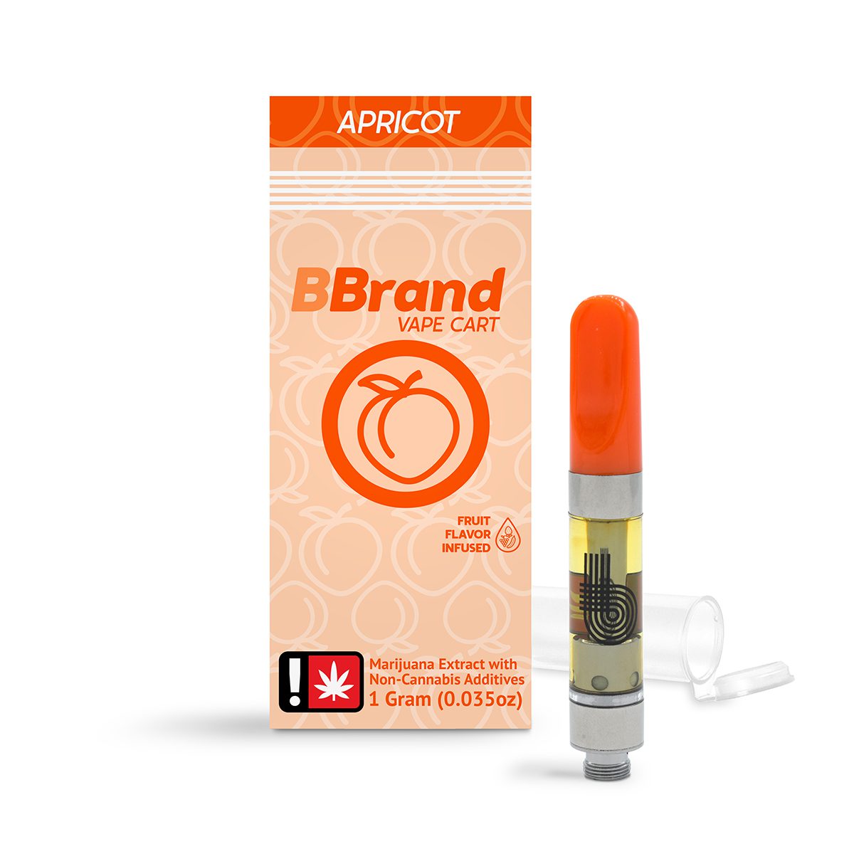 Buddies Brand 1G Flavored Cartridge - Apricot Helix | Green Mart Beaverton