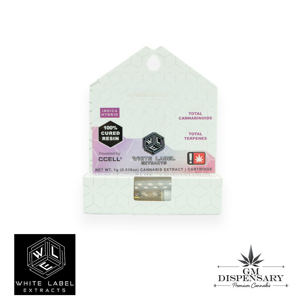 White Label Extracts 1g Cured Resin Cartridge - Black P@tronus | Green ...